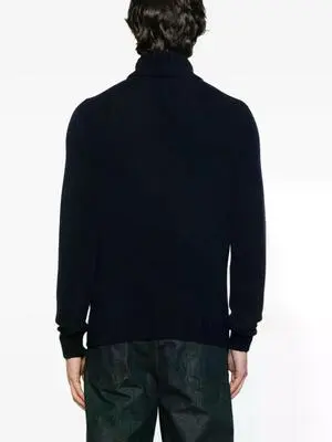 Fedeli Turtleneck Sweater - Blue