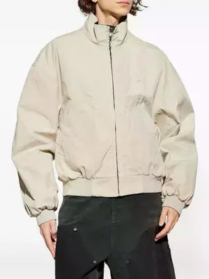 Balenciaga Logo-embroidered Bomber Jacket