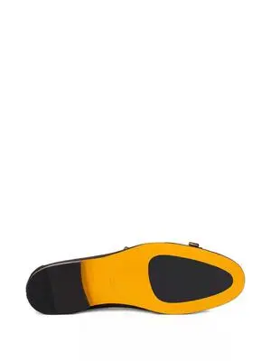 DOUCAL'S Suede Double-buckle Loafers - Brown