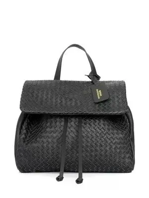 STUDIO CHOFAKIAN Expresso Woven Backpack - Black