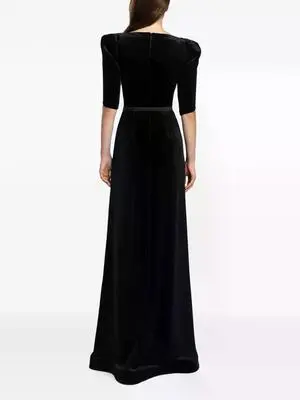 CRISTALLINI Lilith Belted Maxi Dress