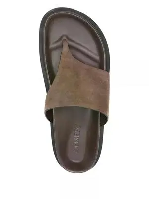 A.emery Imara Suede Flat Sandals - Brown