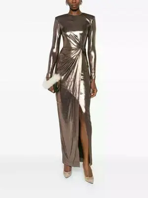 CRISTALLINI Ornelia Twisted Maxi Dress