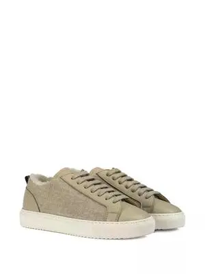 DOUCAL'S Lace-up Leather Sneakers