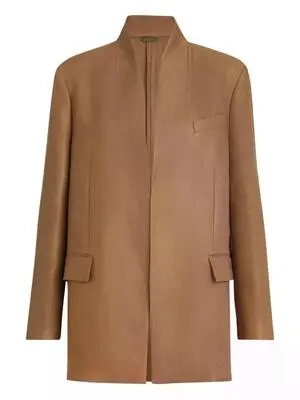 Brunello Cucinelli Linen Jacket With Monili Detail