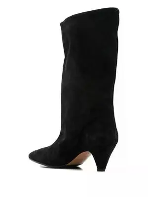 FABIO RUSCONI Pointed Toe Cone Heel Boots