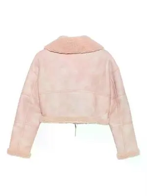 JAKKE Sherpa Collar Jacket - Pink