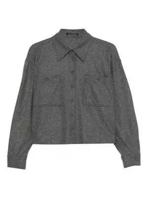 LUISA CERANO Pocketed Shirt Jacket