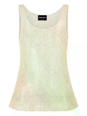 Giorgio Armani Sequin-embellished Top