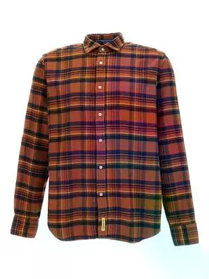 B.D.BAGGIES Plaid-pattern Long-sleeve Shirt