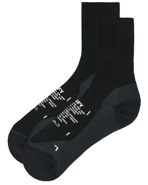 Satisfy Merino Nylon Tube Socks - Black
