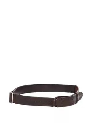 ORTIGNI Leather Textured Belt