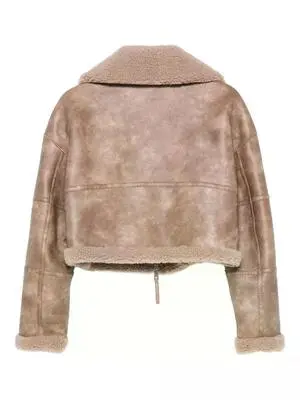 JAKKE Shearling-collar Jacket - Neutrals