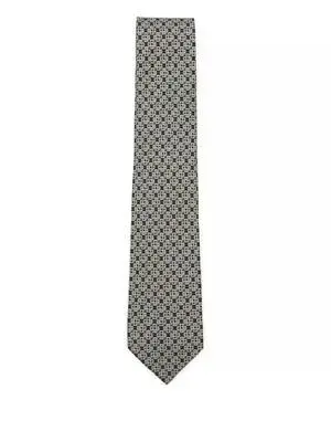 FERRAGAMO Printed Necktie - Black