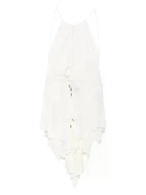 Dsquared2 Open-back Halterneck Dress - White