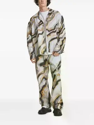 IRINA VOINEA Marble Overshirt