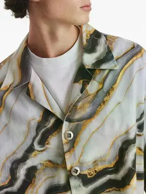 IRINA VOINEA Marble Overshirt
