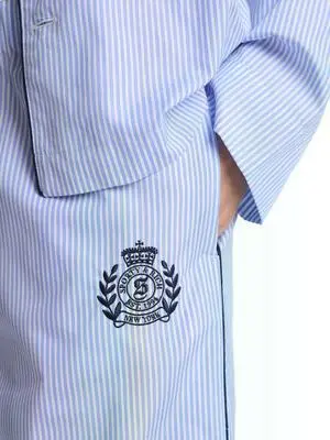 Sporty & Rich Stripe Embroidered Pyjama