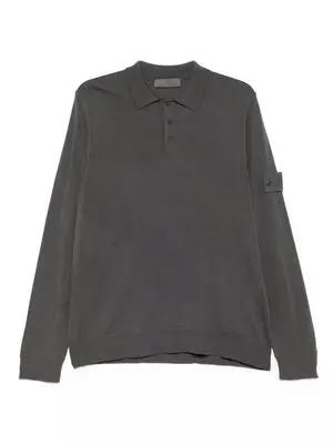 Stone Island Long-sleeve Polo Shirt - Grey