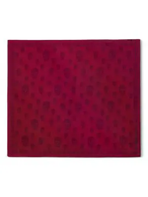 Alexander McQueen Skull-print Scarf - Red