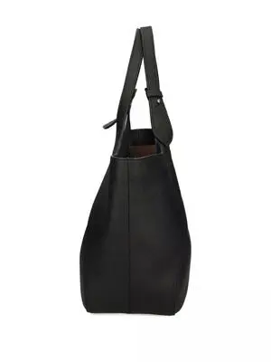 BOSS Leather Tote Bag With Logo