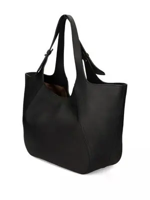 BOSS Leather Tote Bag With Logo