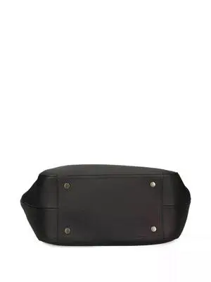 BOSS Leather Tote Bag With Logo