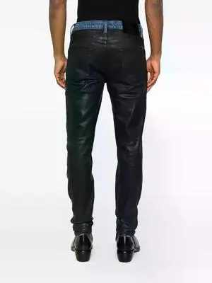 PURPLE BRAND Coated Raw Hem Denim