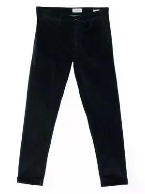 RE-HASH Mucha Corduroy Cuffed-hem Chinos - Blue