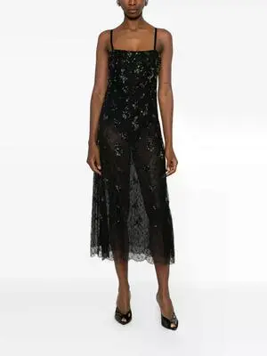 Simkhai Carmela Sequin Embellished Midi Dress