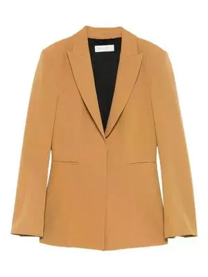 Patrizia Pepe Peak-lapel Single-breasted Blazer - Neutrals