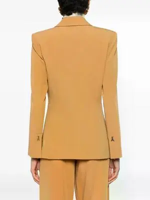 Patrizia Pepe Peak-lapel Single-breasted Blazer - Neutrals