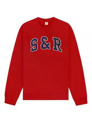 SPORTY & RICH Appliqué Sweatshirt - Red