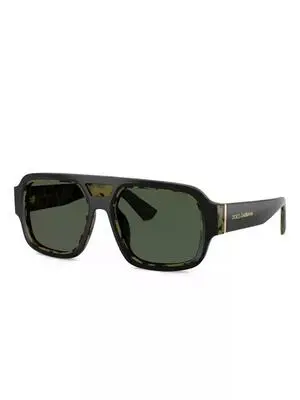 Dolce & Gabbana Geometric Sunglasses - Black