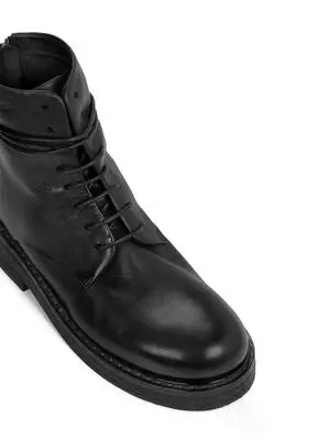 Marsèll Parrucca Lace-up Zip Boots - Black
