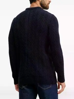 Barbour Cable-knit Crew-neck Sweater