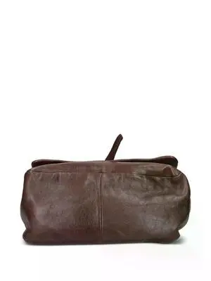 A.S.98 Buckle-fastening Leather Shoulder Bag
