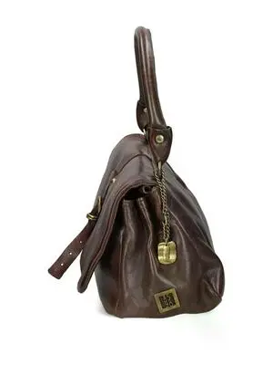 A.S.98 Buckle-fastening Leather Shoulder Bag