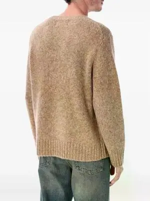 CORRIDOR Long-sleeve Crew-neck Sweater - Neutrals