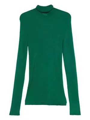 LANVIN Ribbed Knit Roll-neck Sweater