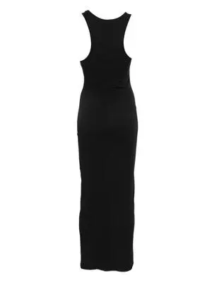 ENTIRE STUDIOS Midi Muscle Tank Dress - Black