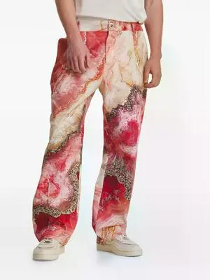 IRINA VOINEA Printed Trousers