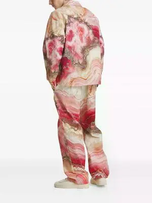 IRINA VOINEA Printed Trousers