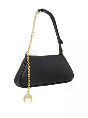 MARINE SERRE Moon Embossed Chain Shoulder Bag - Black