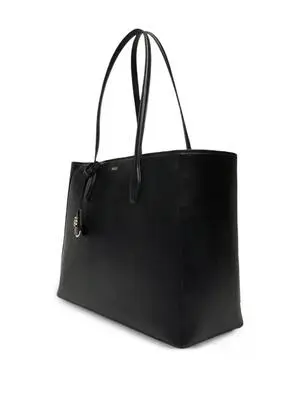 BOSS Leather Tote Bag With Charm