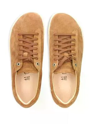 BIRKENSTOCK Ben Lace-up Suede Sneakers - Brown