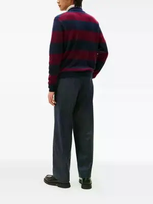 Tommy Hilfiger Striped-collared Polo-shirt