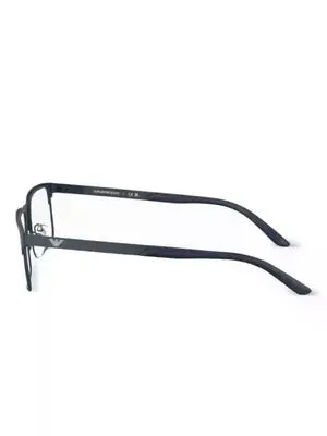 Emporio Armani Rectangle-frame Glasses - Blue