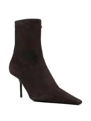 Victoria Beckham 45mm Suede Ankle Boots