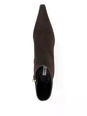Victoria Beckham 45mm Suede Ankle Boots